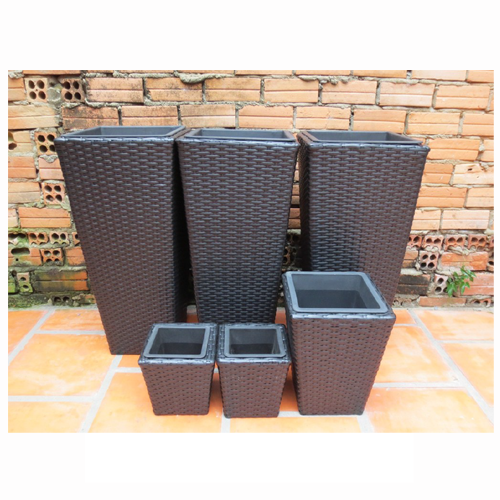 Poly Rattan Planters